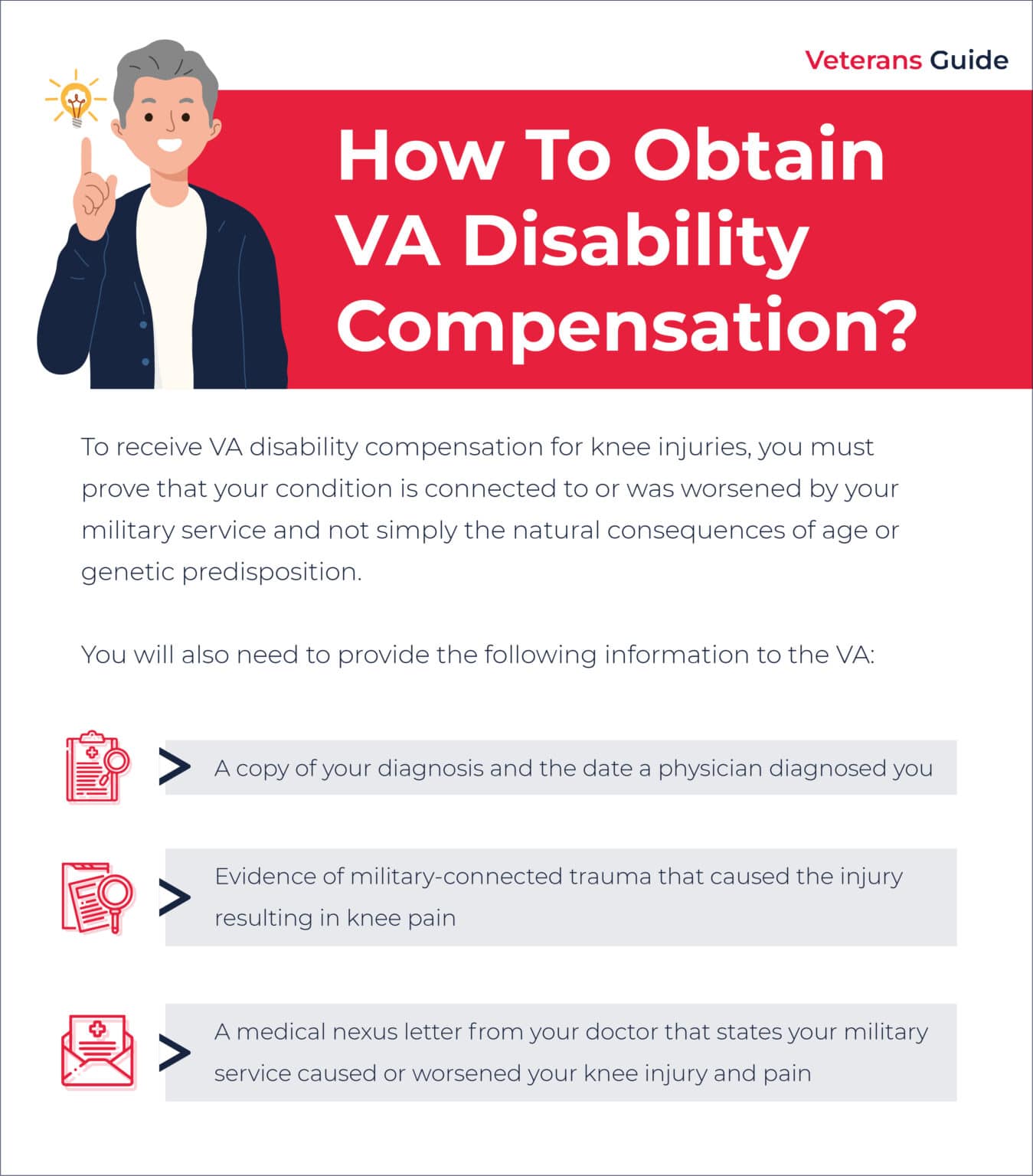 VA Disability Rating for Knee Pain | Veterans Guide